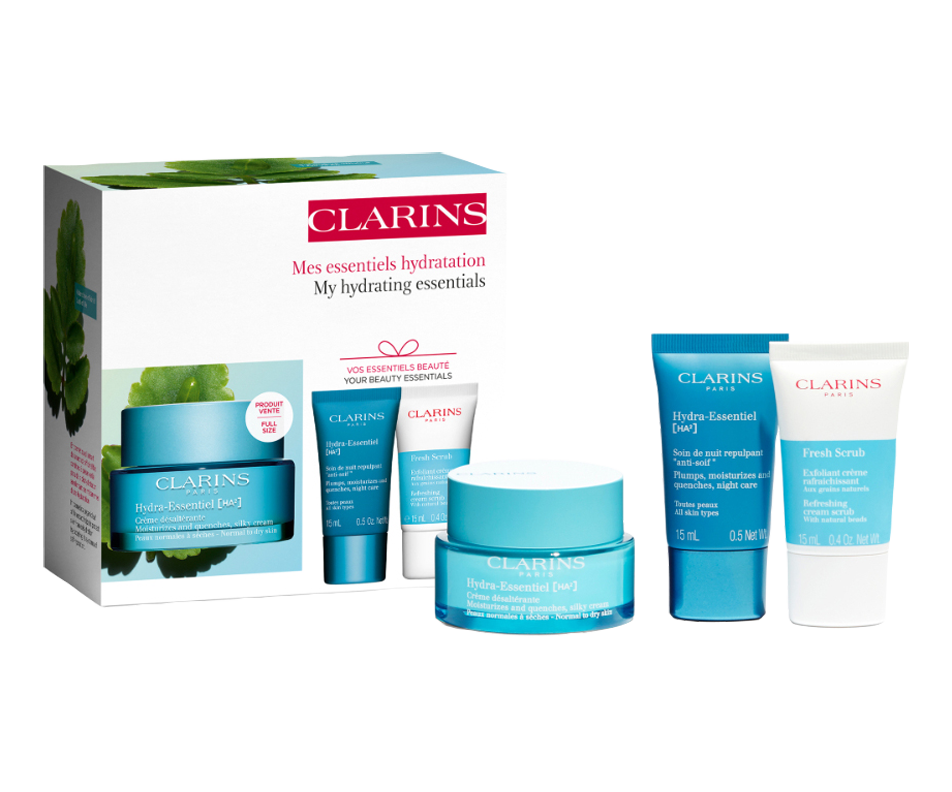 Mes essentiels hydratation, 3 unités – Clarins : Coffrets | Jean Coutu