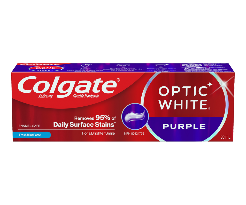 Optic White Violet dentifrice blanchissant, pâte à la menthe, 90 ml ...
