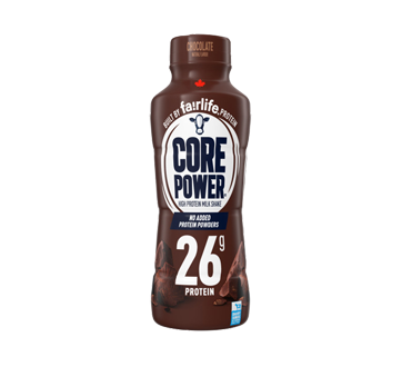 Lait frappé protéiné, chocolat, 414 ml – Core Power : Boisson | Jean Coutu