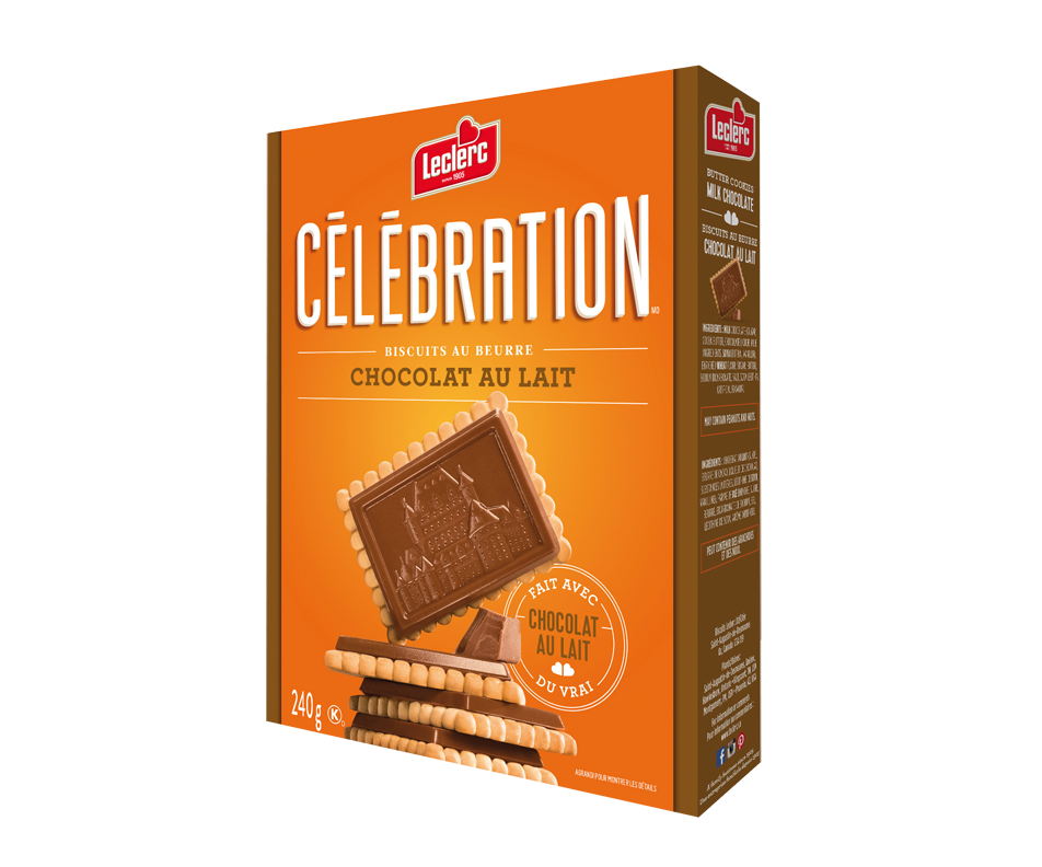 Biscuits au beurre avec tablette de chocolat au lait, 240 g ...