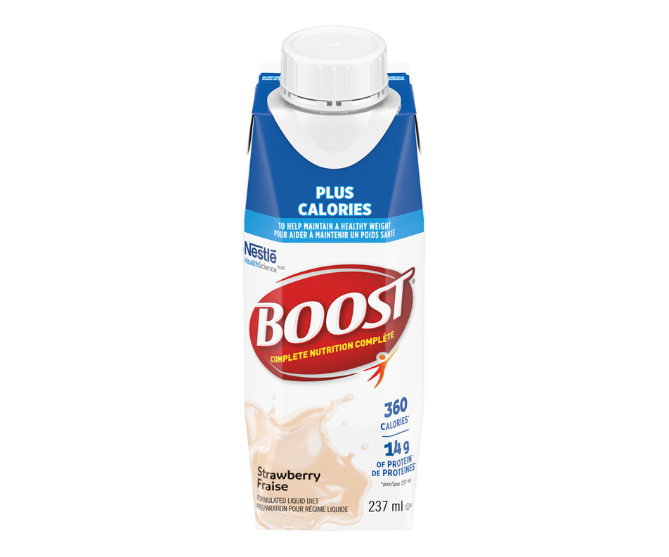 Boost Plus, fraise, 237 ml – Nestlé : Supplément alimentaire liquide ...